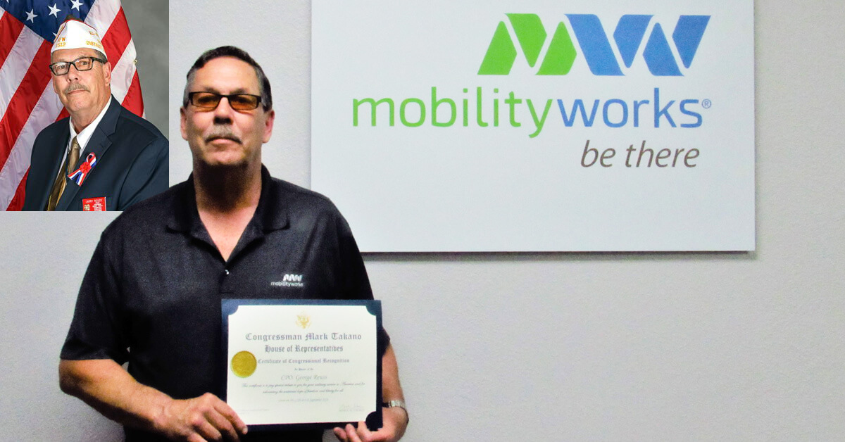 Employee Awarded Congressional Recognition - MobilityWorks